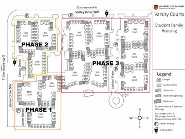 Varsity Courts Maps | Ancillary Services | University of Calgary