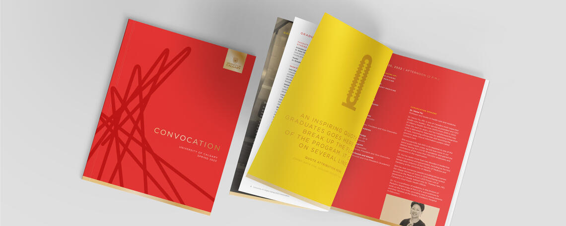 Convocation Visual Identity | BRAND | University of Calgary