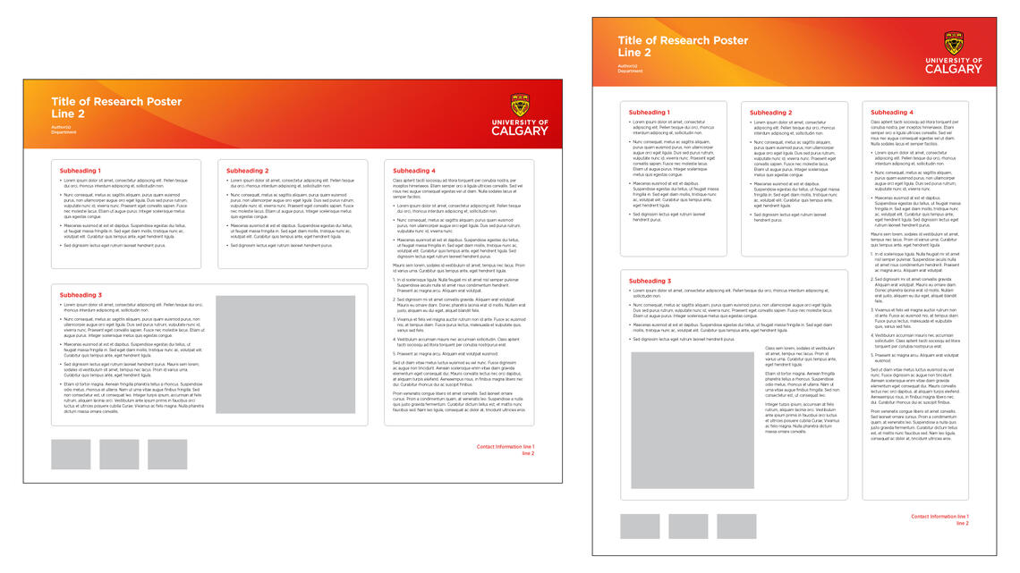 Asset downloads | BRAND | University of Calgary